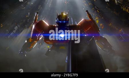 Transformers One (2024) directed by Josh Cooley and starring Chris ...