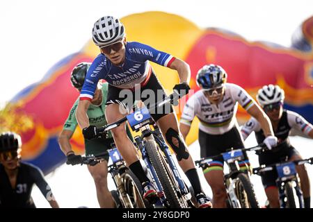 LECOMTE Loana during the UCI Mountain Bike World Cup 2025, cycling ...