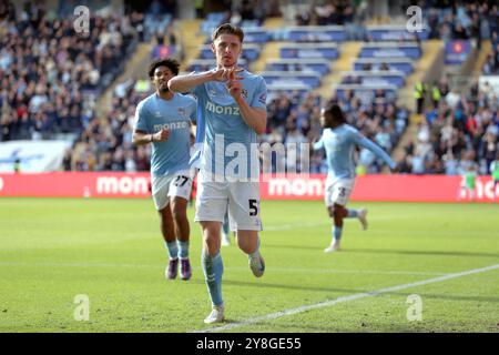 Coventry City's Jack Rudoni celebrates scoring their side's first goal ...