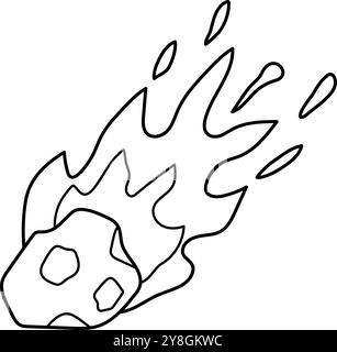Meteor Drawing Easy For Kids