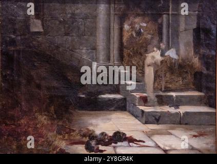 The Bell of Huesca," campana de Huesca", 1880, José Casado del Alisal ...