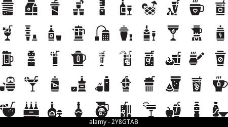 Beverages icons High-Quality Vector Icons Collection with Editable ...