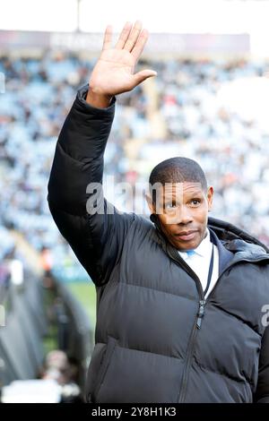 Carlton Palmer during the Sky Bet Championship match at the Coventry ...