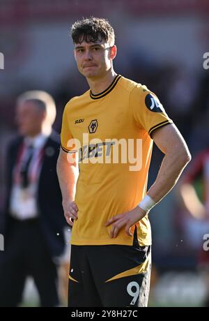 Wolverhampton Wanderers' Jorgen Strand Larsen during the Premier League ...