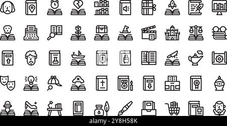 Literature icons High-Quality Vector Icons Collection with Editable ...