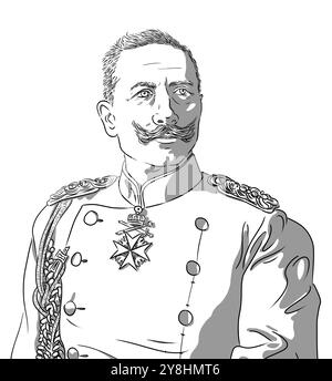 Wilhelm I. crowned German Kaiser,German Emperor in Versailles Palace in ...