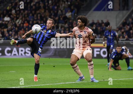 Saul Coco of Torino FC in action during the Serie A football match ...