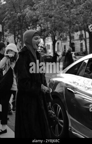 Clara Berry at the Atlein show for Paris Fashion Week SS25 Stock Photo ...
