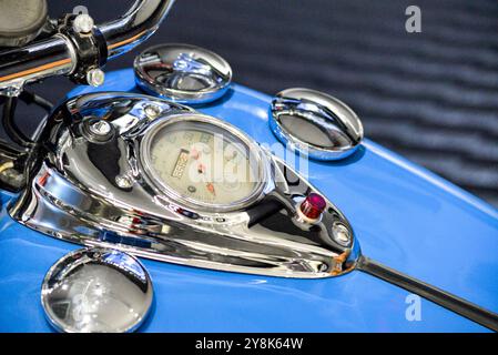 Indian motorcycle at a car show at LeMay America's Car Museum Stock ...