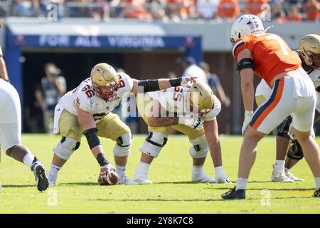 Boston College offensive lineman Drew Kendall warms up at an NFL Pro ...