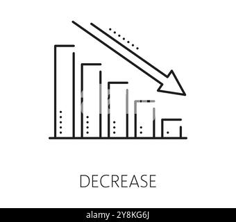 Big arrow diagram infographics, outline style Stock Vector Image & Art ...