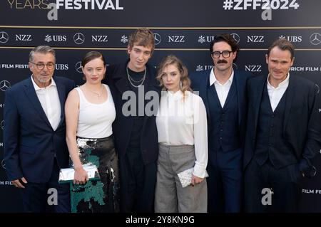 Luna Wedler, Dimitri Krebs und Sina Martens bei der Premiere des ...