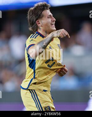 Real Salt Lake midfielder Diego Luna (8) looks on against the San Jose ...