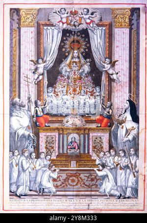 Virgen de la Merced (Mare de Déu de la Mercè), 1804. IMHB Stock Photo ...