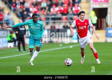 Joe Powell (7 Rotherham united) looks on during the Sky Bet League 1 ...