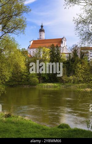 The historic church St. Peter in Neuburg an der Donau Stock Photo - Alamy