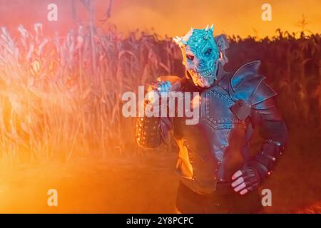 October 2022/23, Frankfurt, Germany, actors in monster and horror ...