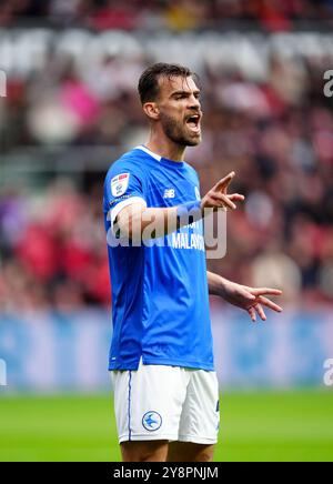 Cardiff City's Dimitris Goutas during the Emirates FA Cup fifth round ...