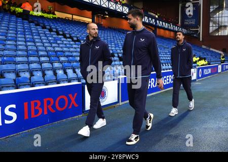 Rangers' Robin Propper ahead of the William Hill Premiership match at ...