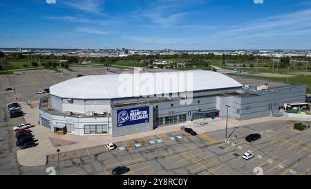 Brampton, Canada. 5th October, 2024. CAA Centre aerial view, The new ...