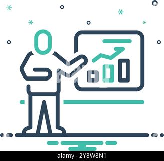 Icon for explanation, presentation Stock Vector Image & Art - Alamy