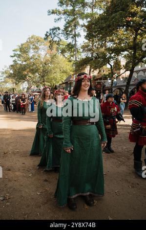 Medieval Themed Wedding Texas Renaissance Festival Attire Stock Photo ...