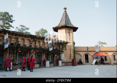 Medieval Themed Texas Renaissance Festival Attire Stock Photo - Alamy