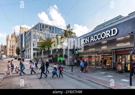 Bon Accord Centre, Scottish shopping precinct, retail shopping mall in ...