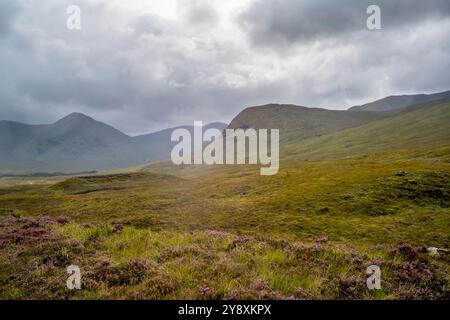 On the west higland way at Black Mount looking towards Ben Toaig and ...