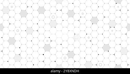 VR HUD futuristic interface hexagons grid. Spaceship head up display ...