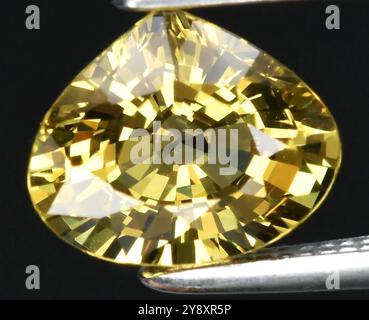 Exquisite Brilliant Cut Pear-Shaped Diamond Glimmering in Light Stock ...