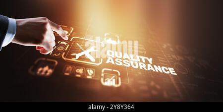 Quality Assurance ISO DIN Service Guarantee Standard Retail Concept ...