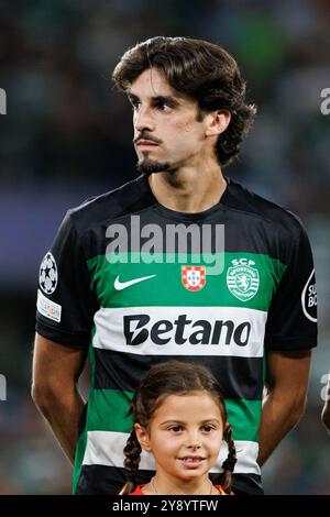 Francisco Trincao of Sporting CP (C) seen during UEFA Champions League ...