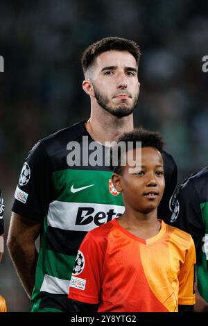 Goncalo Inacio of Sporting CP seen in action during the Liga Portugal ...