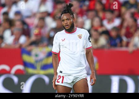 Chidera Ejuke of Sevilla FC in action during the Spanish league, La ...
