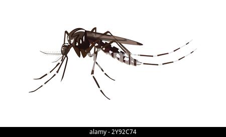 "Realistic Mosquito Bite Vector – Detailed Insect Bite Illustration for ...