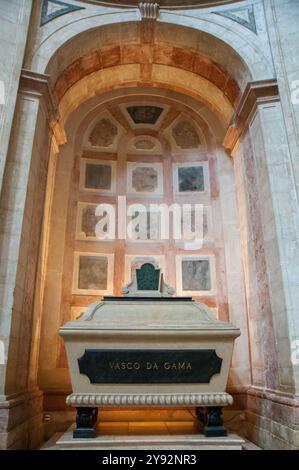 Vasco da Gama Cenotaph at National Pantheon Interior - Lisbon, Portugal ...