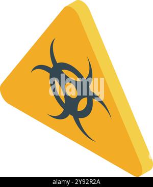 Hazard sign or warning sign used to indicate potential dangers or ...