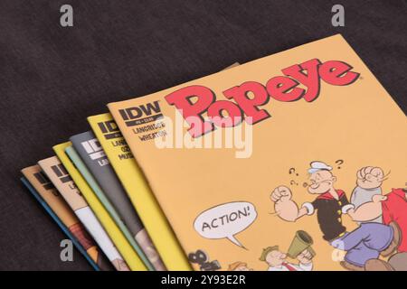 IDW comic books - Popeye comic book covers Stock Photo - Alamy