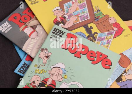 IDW comic books - Popeye comic book covers Stock Photo - Alamy