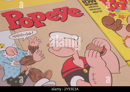 Popeye comic book cover IDW comics closeup Stock Photo - Alamy