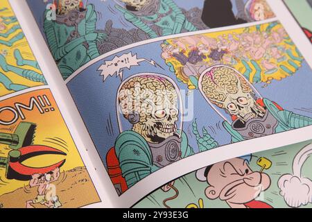 Mars Attacks Popeye IDW comic book cover Stock Photo - Alamy