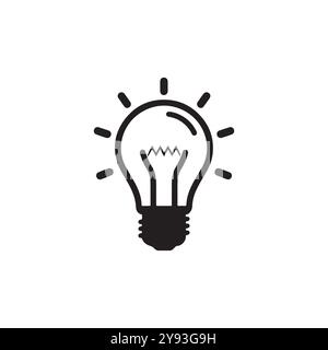 Light Bulb icon vector design templates simple and modern concept Stock ...