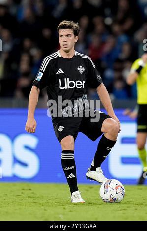 Maximo Perrone of Como 1907 is in action during the 27th day of the ...