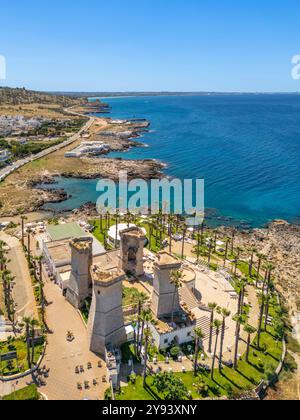 Quattro colonne, Santa Maria al Bagno, Salento, Apulia, Italy Stock ...