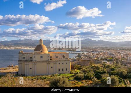 Ancient Cathedral of Santo Stefano, Castle of Milazzo, Milazzo, Messina, Sicily, Italy Stock ...