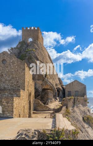Architectural Views of The Ruins of Sperlinga Castle (Castello di ...