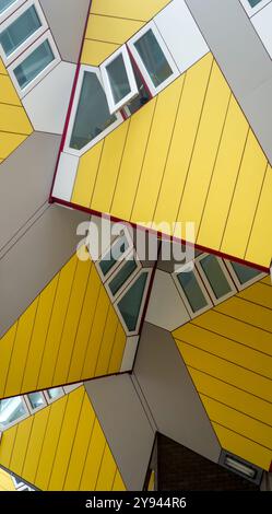 Rotterdam's iconic yellow Cube Houses, Blaakse Bos, designed by Dutch ...