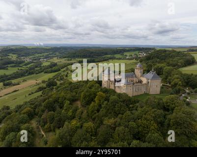 Restored medieval castle on a prominent hill, with art collections and ...