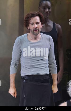 David Tennant during the curtain call at the West End opening night of ...